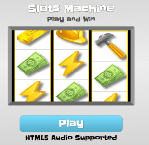 Simple Slot machine game using HTML5 Part 2: Audio | Brave New Method